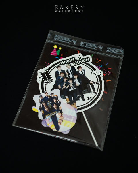 BTS Theme Cake Topper – Bakery warehouse
